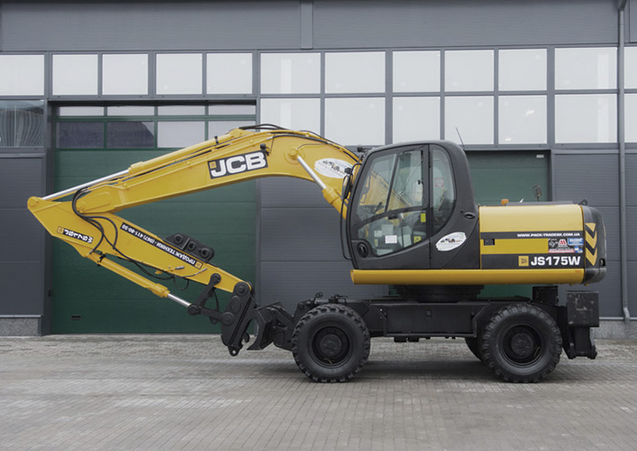 Аренда экскаватора JCB JS 175W в Москве и Московской области